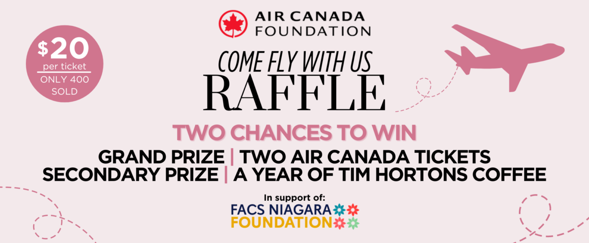 Air Canada Raffle 2024 – FACS Niagara Foundation